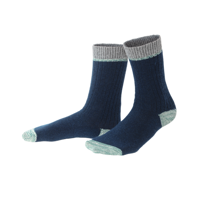 Organic Wool & Cotton Socks Two Tone – Earth Wardrobe