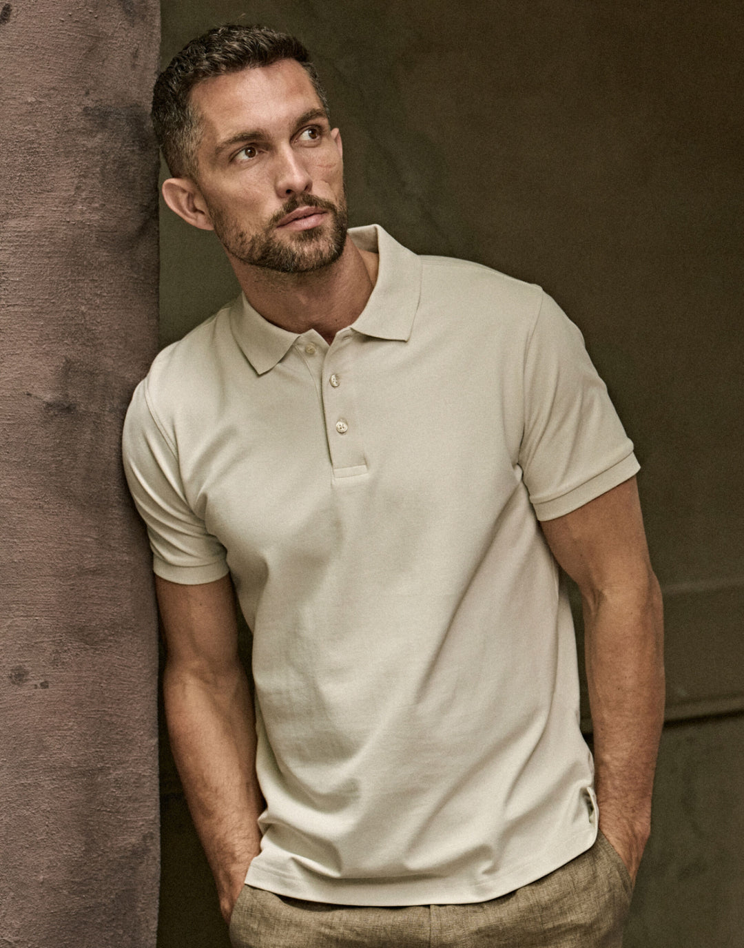 Organic Heavy Stretch Polo Shirt: Mens – Earth Wardrobe